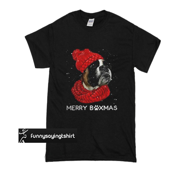 Merry Boxmas Christmas t shirt - funnysayingtshirts