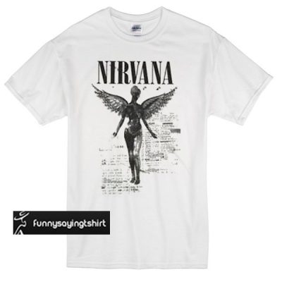 NIRVANA Angel T-shirt - funnysayingtshirts
